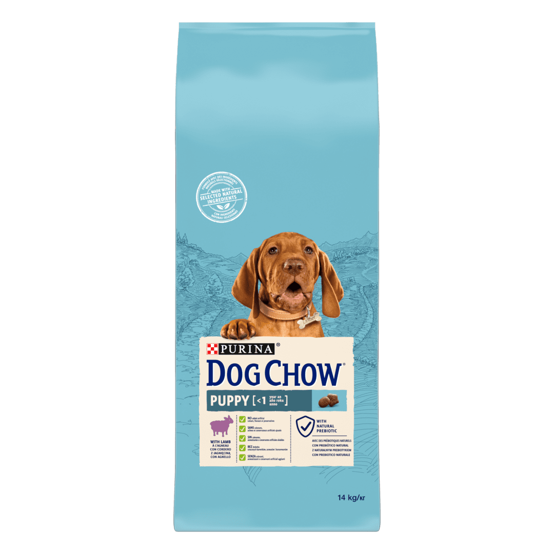 DOG CHOW® Сухий корм з ягням для цуценят до 1 року | Purina