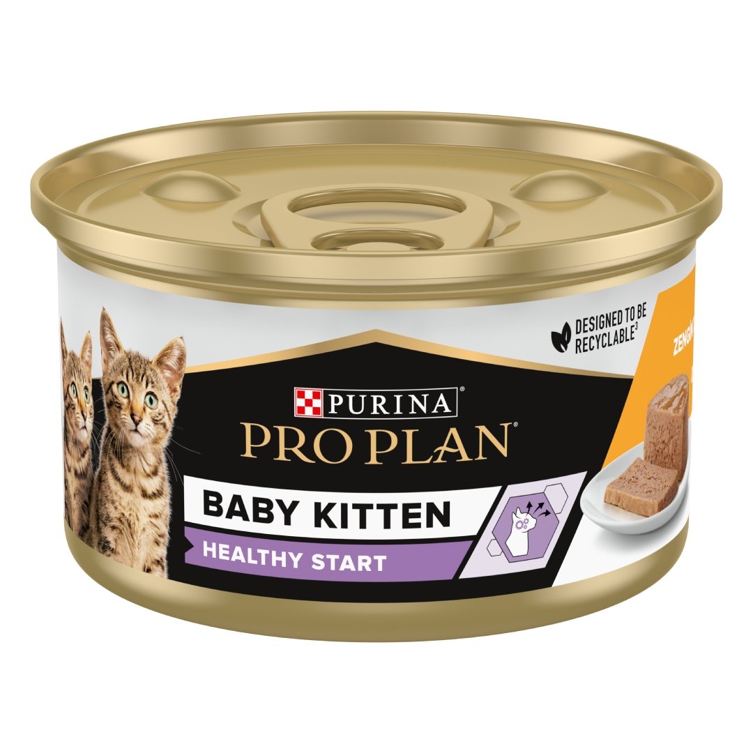 PRO PLAN® BABY KITTEN HEALTHY START. Мус з куркою для кошенят | Purina UA
