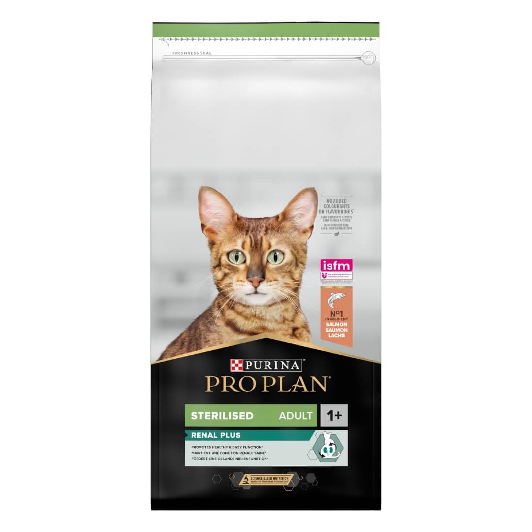 PRO PLAN® RENAL PLUS. З лососем для стерилізованих котів | Purina UA